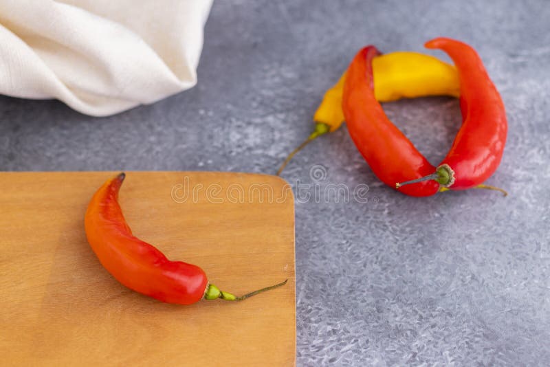 Presentation of Peruvian Hot Red Chili Stock Image - Image of colours ...