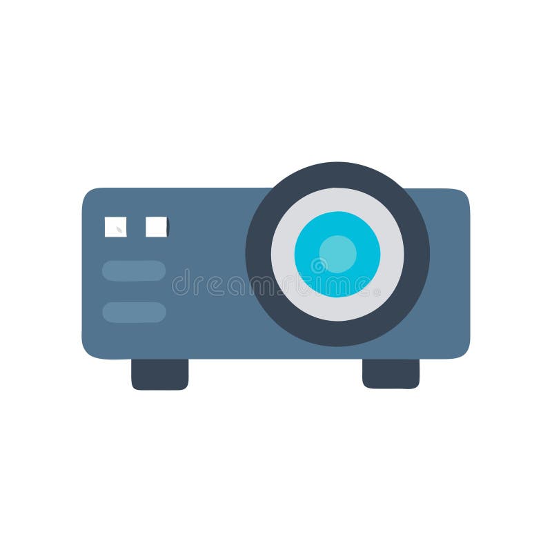 Presentation Projector Icon for Slides Stock Vector - Illustration of ...