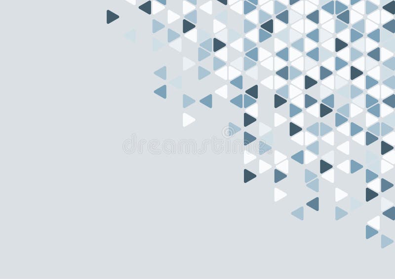 Abstract Blue Triangle Pattern Background Wallpaper Stock Vector ...