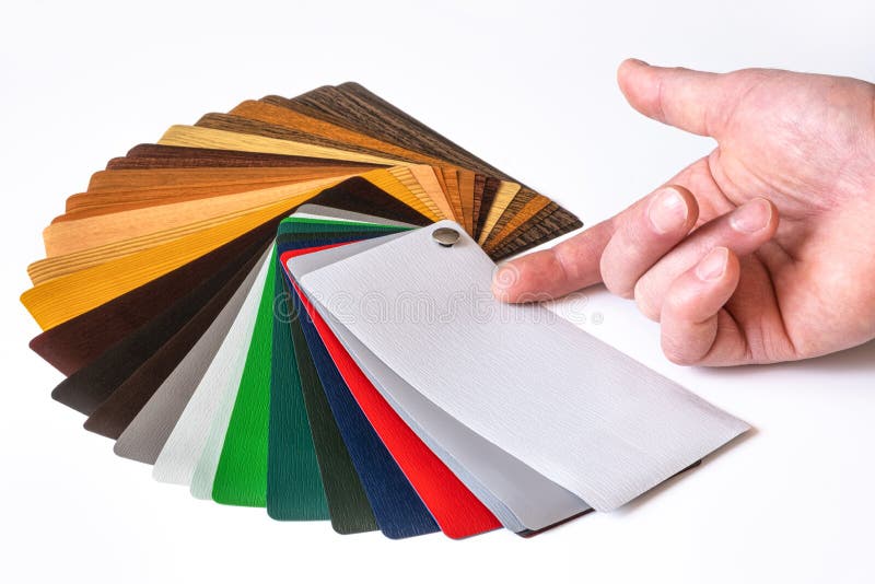 Presentation of Samples. Samples for Lamination. Multi-colored Laminate ...