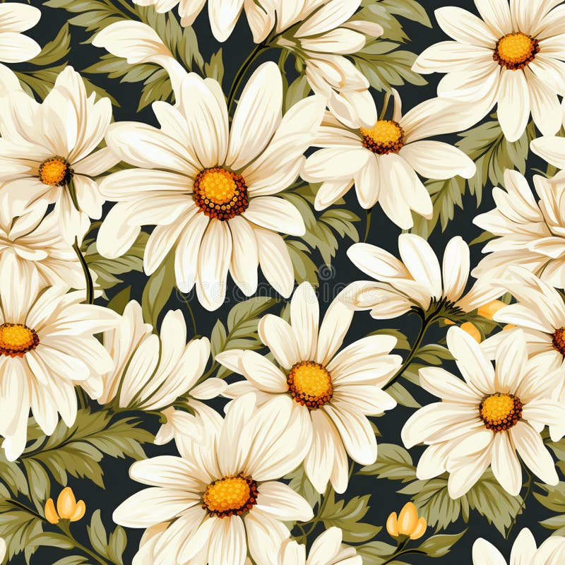 Presentation Slide Daisy Design for Creative Visuals Stock Illustration ...