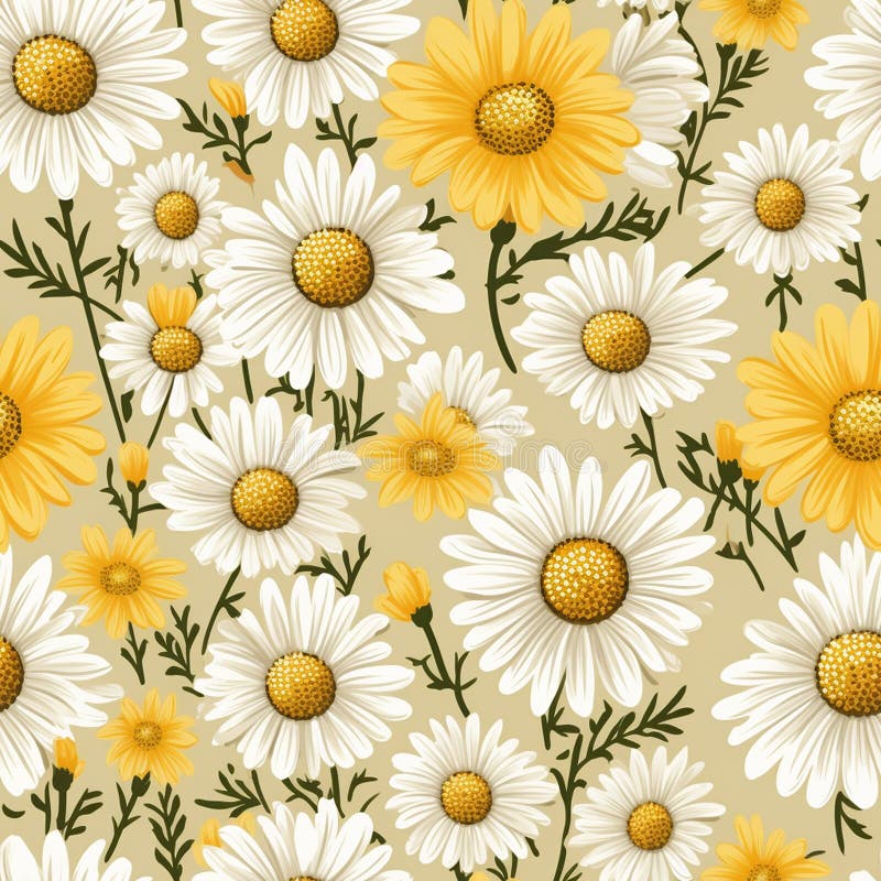 Presentation Slide Daisy Design for Creative Visuals Stock Illustration ...