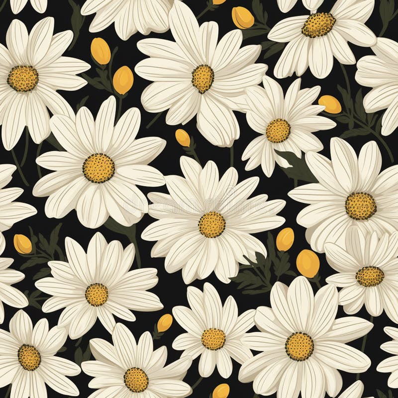 Presentation Slide Daisy Design for Creative Visuals Stock Illustration ...