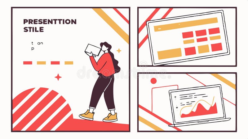 Presentation Slide Layout, Business Template and Information Display ...