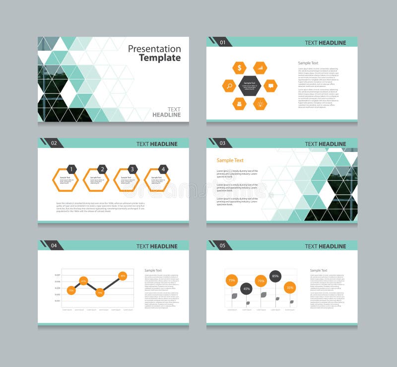 Presentation Slides Background Design Stock Vector - Illustration of ...