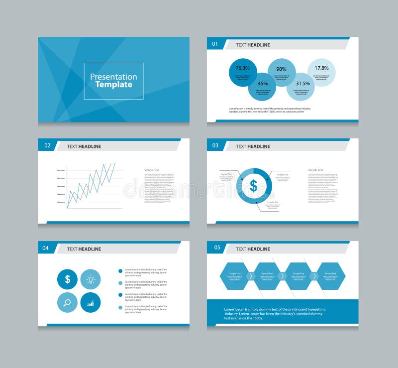 Presentation Slides Background Design Stock Vector - Illustration of ...