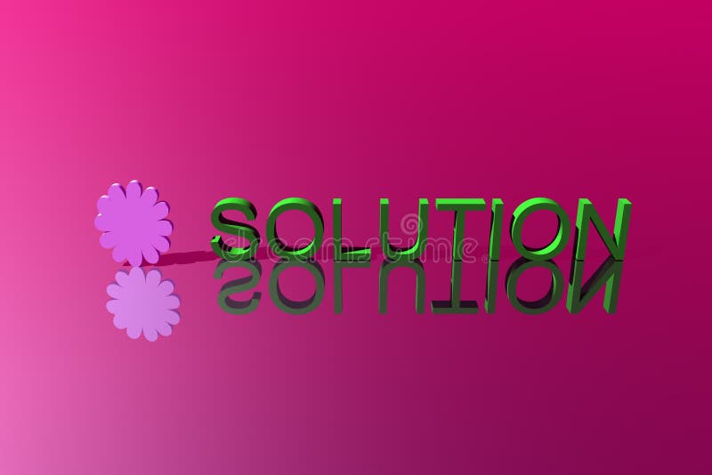 Presentation Solution stock illustration. Illustration of impression ...