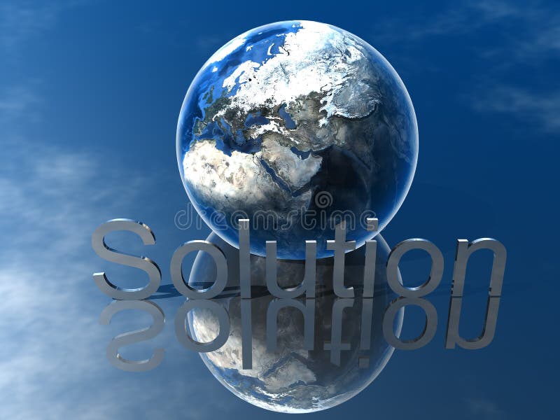 Presentation Solution stock illustration. Illustration of finance - 5180443