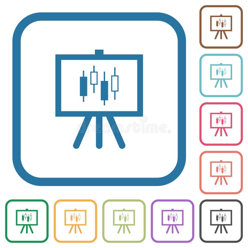 Presentation Table with Candlestick Chart Simple Icons Stock Vector ... Presentation Table with Candlestick Chart Simple Icons Stock Vector ...