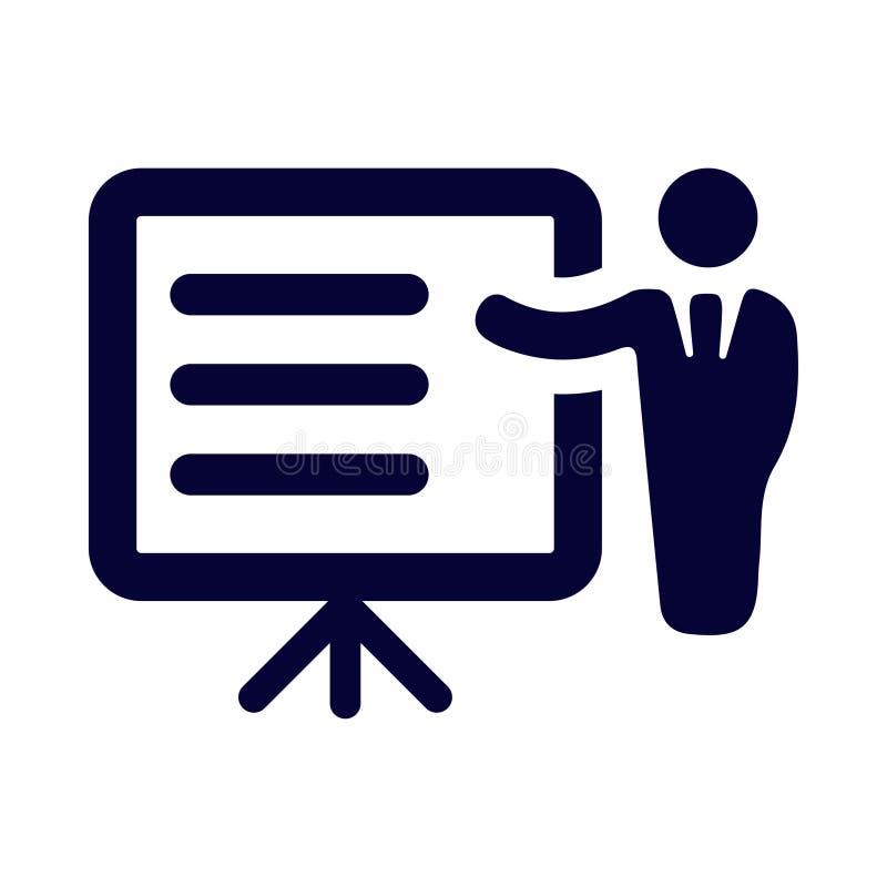 Presentation, Teaching , Training , Business Presentation Icon Stock ...
