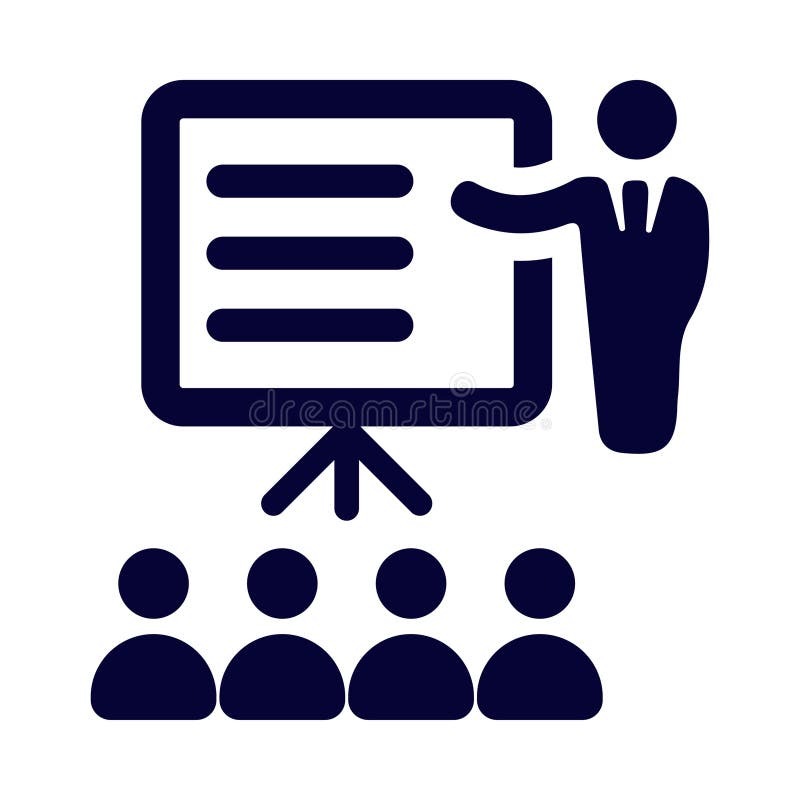 Presentation, Teaching , Training , Business Presentation Icon Stock ...