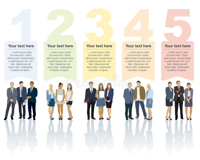 Presentation of teams stock vector. Illustration of review - 106003748