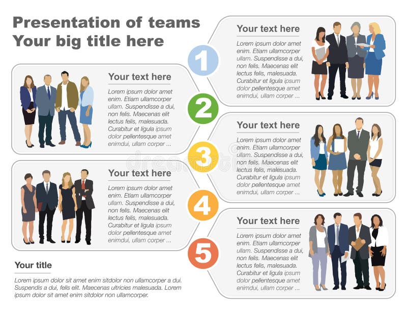 Presentation of teams stock vector. Illustration of competition - 103596148