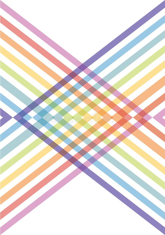 Presentation Template with Color Lines Stock Vector - Illustration of ...