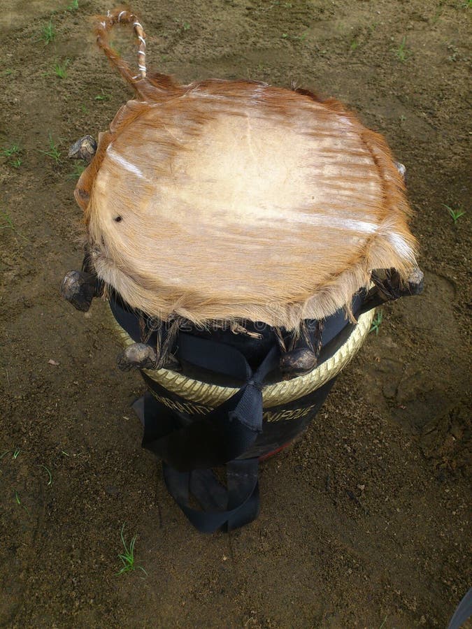 Presentation of Traditional Drum Stock Photo - Image of community ...