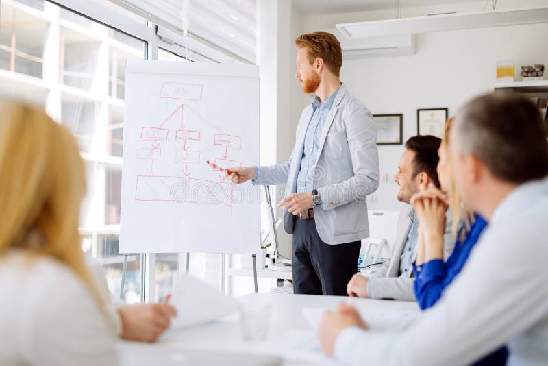 Training Session in the Office Stock Image - Image of connection ...