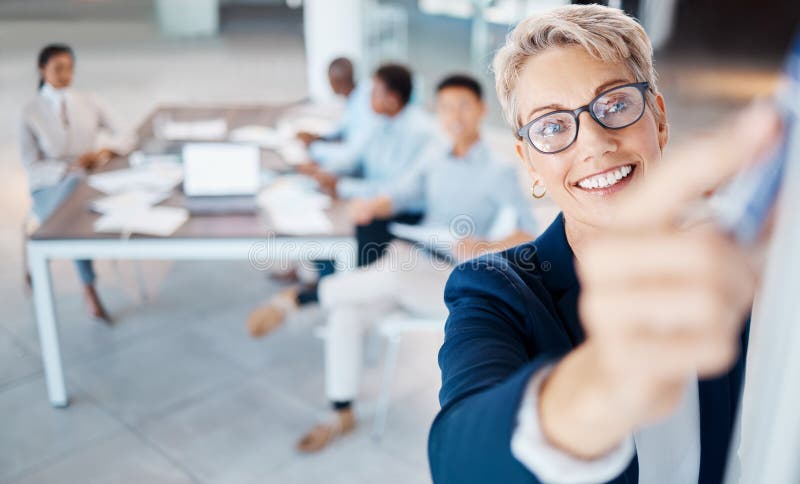 Presentation, Training and Planning with a Female Leader, Manager or ...