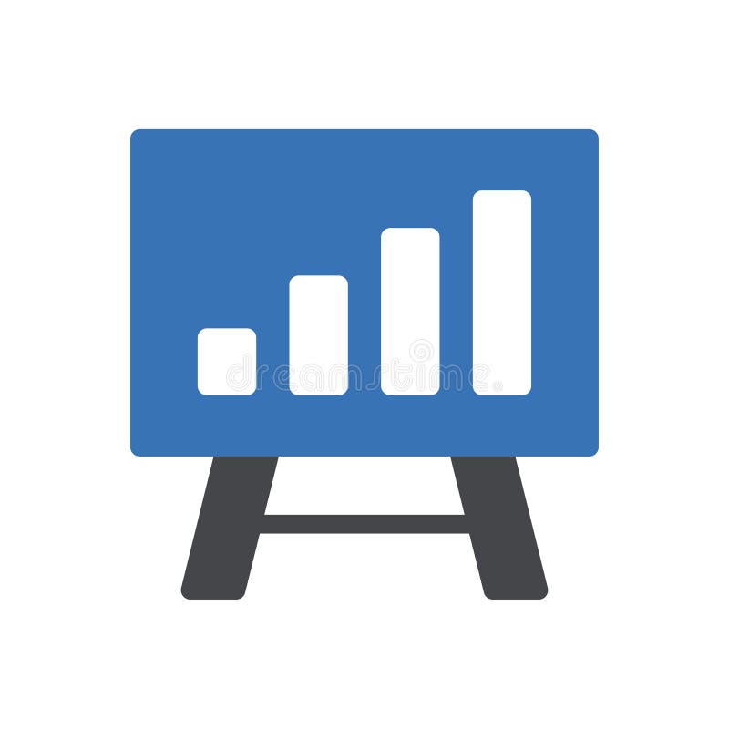 Presentation stock vector. Illustration of canvas, chalkboard - 217337920