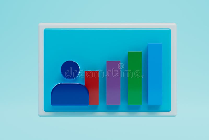 Presentation of the Work with the View of the Graph. Multi-colored ...