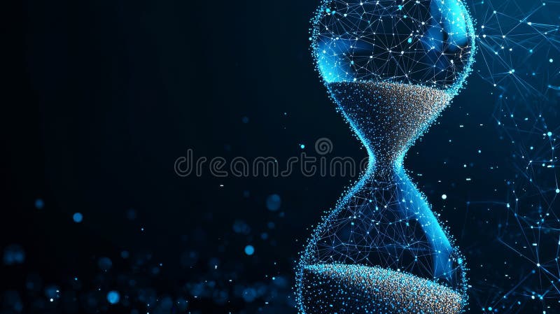 Presented As a Modern Illustration, this Hourglass Icon is Composed of ...