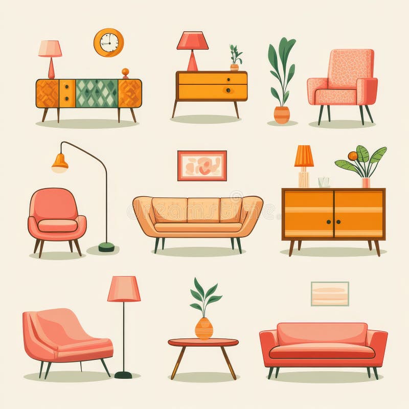 Presented in a Flat, Modern Cartoon Style, this Large and Detailed ...