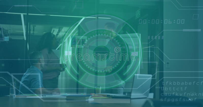 Presenter Approaching Flip Chart Marking Diagrams for Strategy Planning ...