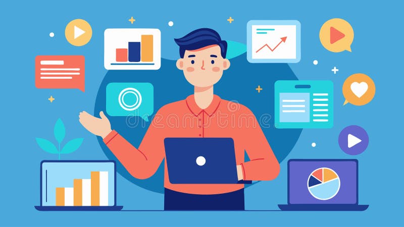 The Presenter Uses a Combination of Audio Video and Interactive ...