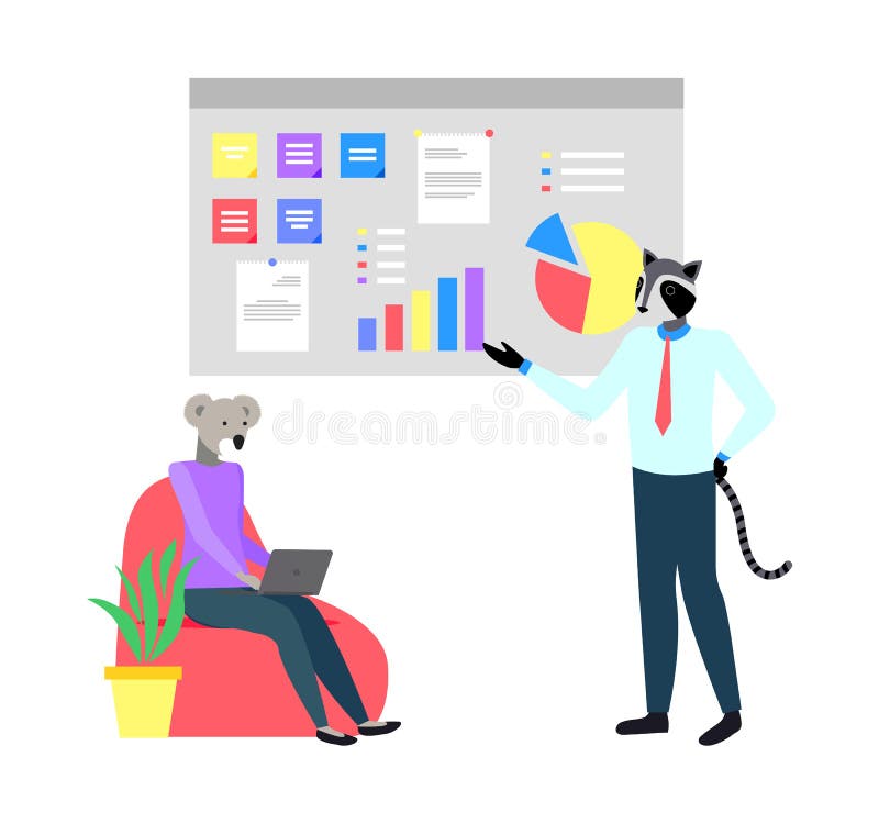 Animals Office Work Stock Illustrations – 344 Animals Office Work Stock ...