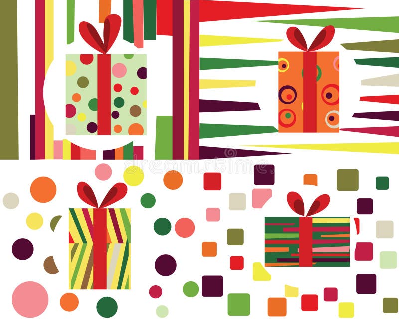 Presentes ilustração do vetor. Ilustração de advento - 11270641