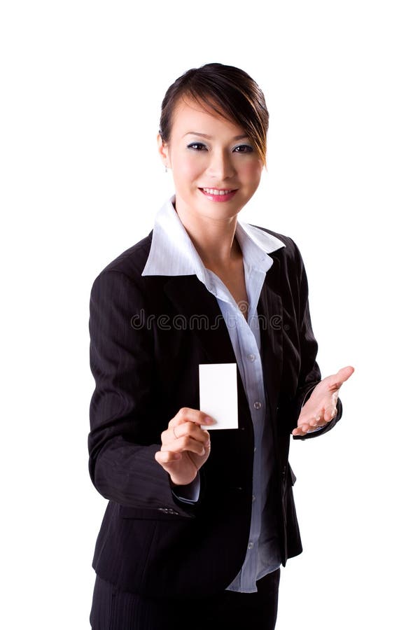 Presenting business Card stock image. Image of business - 3607353