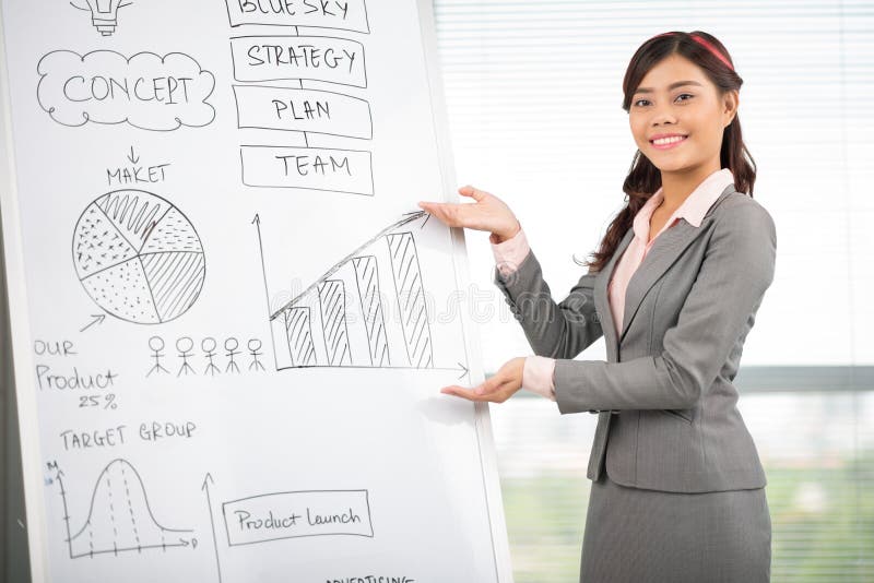 Presenting Business Strategy Stock Photo - Image of office, marketing ...
