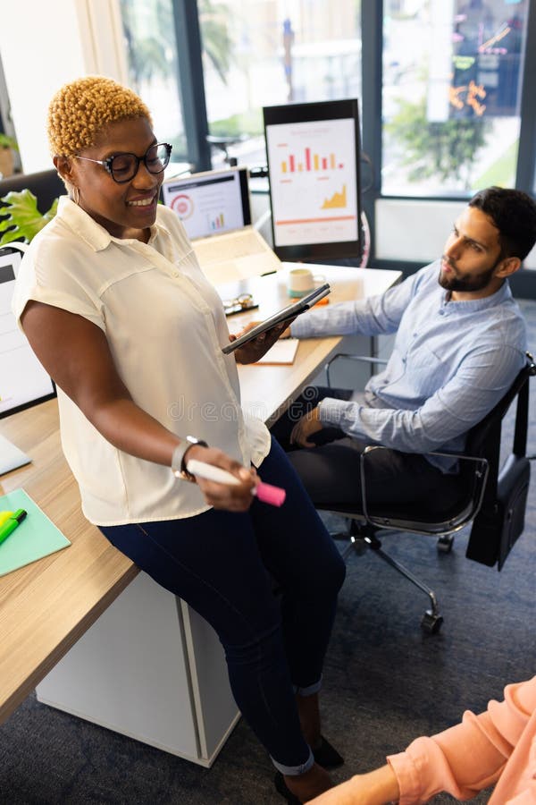 Discussing the Project Ideas. Successful Team are Working Together in ...