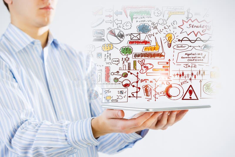 Presenting His Business Plan Stock Image - Image of profit, business ...