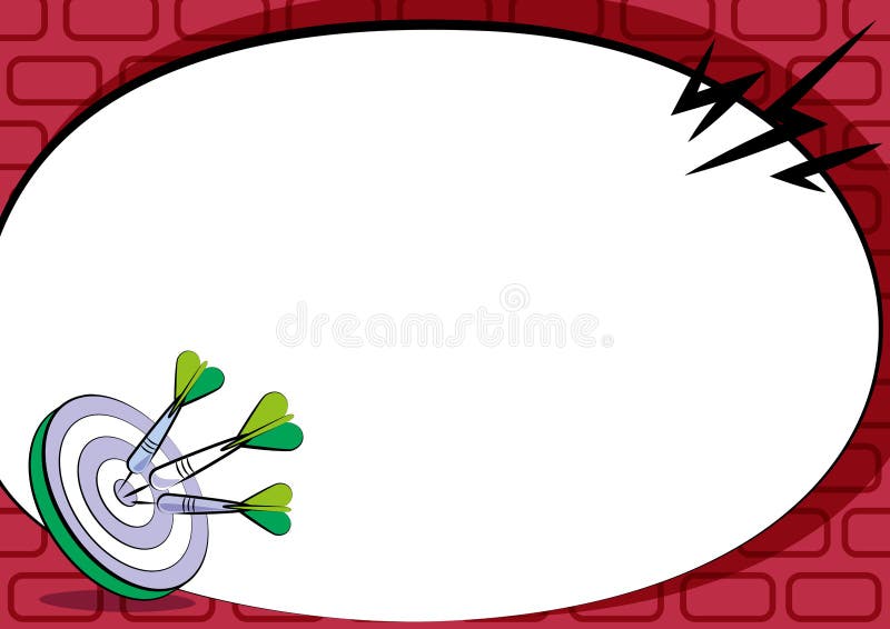 Presenting Message Hitting Target Concept, Abstract Annoucing Goal ...