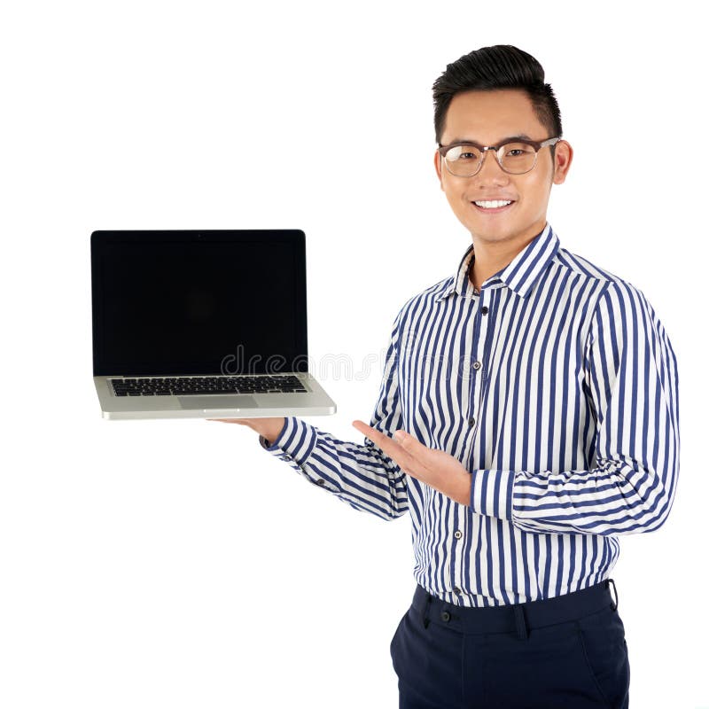 Developer Presenting Application Stock Photo - Image of talking, team ...