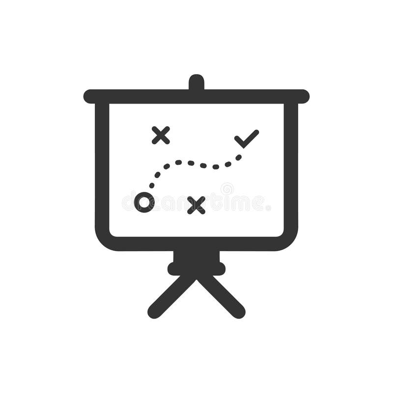 Presenting Strategic Planning Icon Stock Vector - Illustration of ...