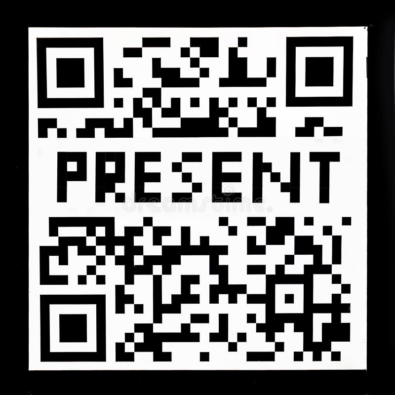 Presents Abstract Motivation Concept Mobile Phone Qr Code Design Stock ...