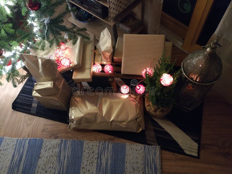 Presents stock image. Image of presents, wrapping, santa - 136937257