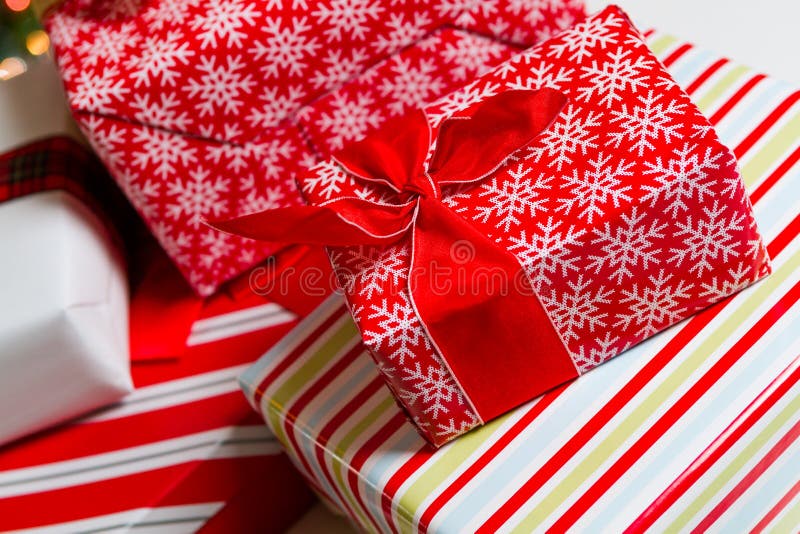 Presents stock image. Image of wraping, winter, holiday - 36471665