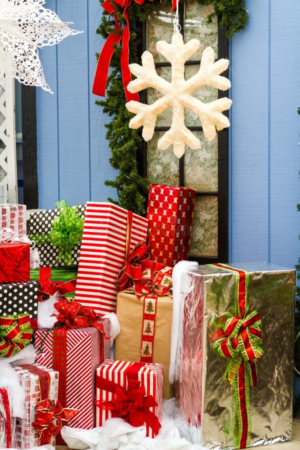 Presents stock photo. Image of glass, christmas, wraping - 35805870
