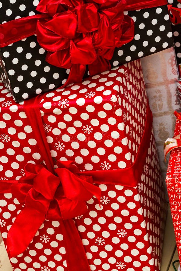 Presents stock photo. Image of textile, design, wraping - 35806022