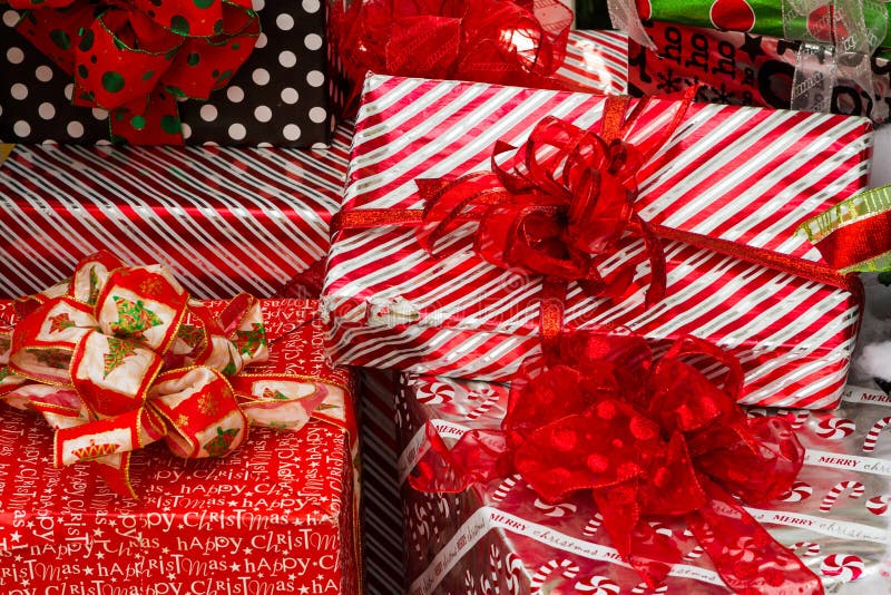 Presents stock image. Image of textile, flower, present - 35806037