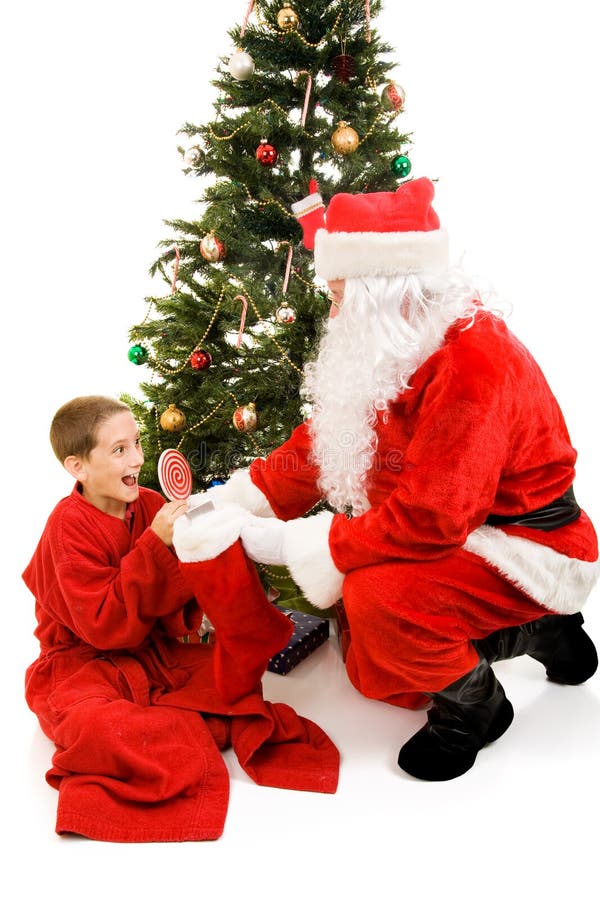 Santa Surprised stock image. Image of costume, noel, nick - 1413013