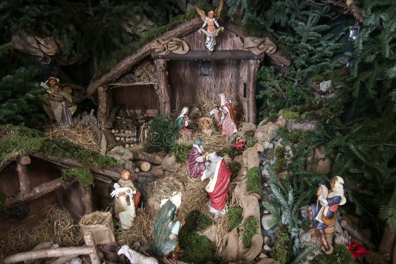 Presepe di Natale stock image. Image of christmas, parties - 166840111