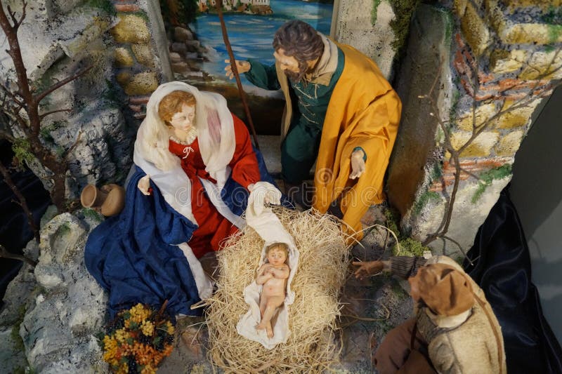 Presepe la greppia fotografia stock. Immagine di umano - 48757756