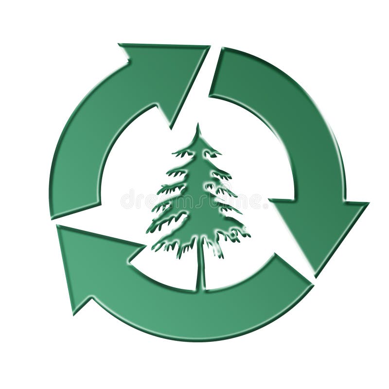 Preservar árboles stock de ilustración. Ilustración de cubo - 2104658