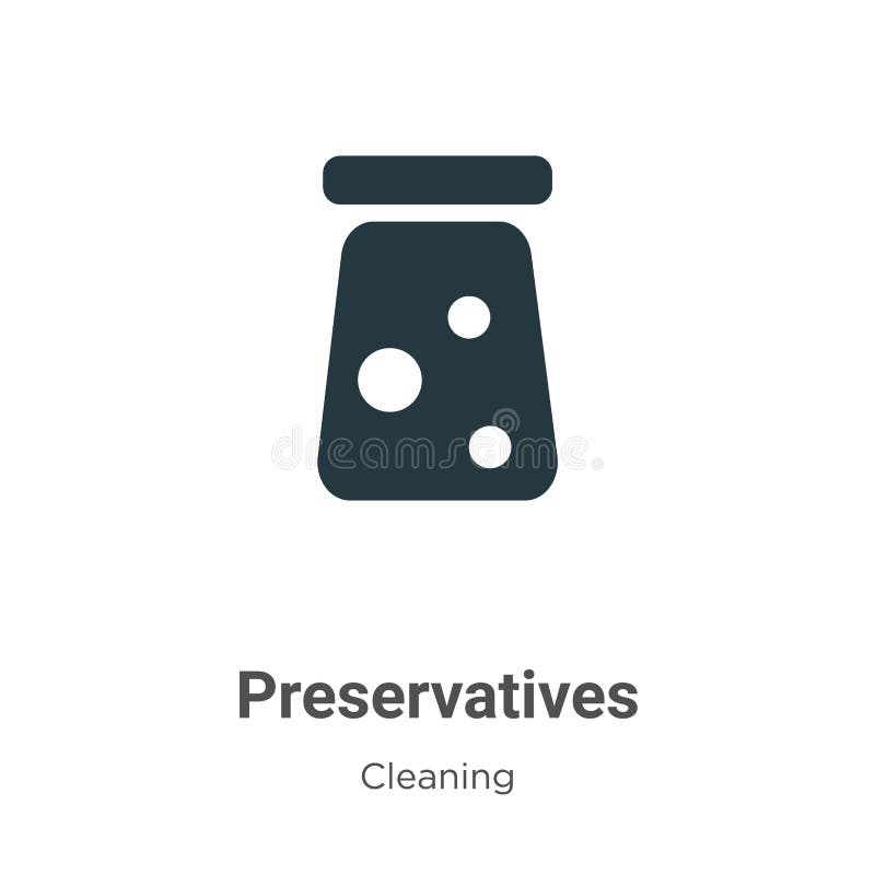 No Preservatives Icon Isolated On White Background Stock Vector ...