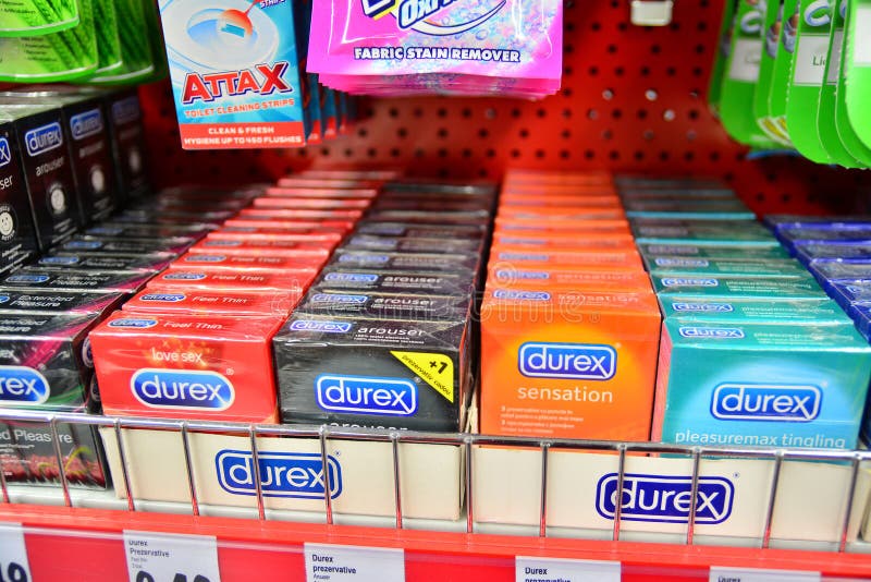 Preservativi di Durex fotografia stock editoriale. Immagine di ...