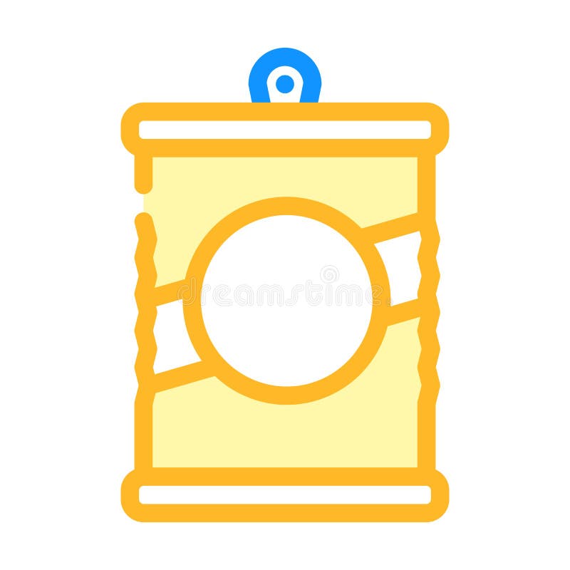 Preserve Container Color Icon Vector Illustration Flat Stock Vector ...