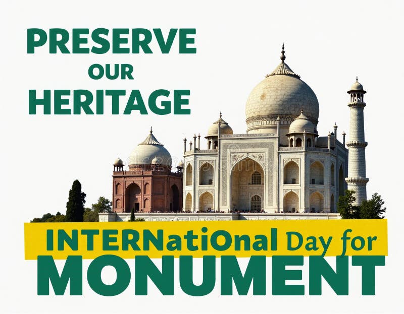 Preserve Our Heritage International Day for Monuments Stock ...